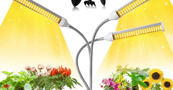 Growlight lampa na rostliny 315 LED, 150 W, plné spektrum, 3 režimy, 5 stupňů výkonu